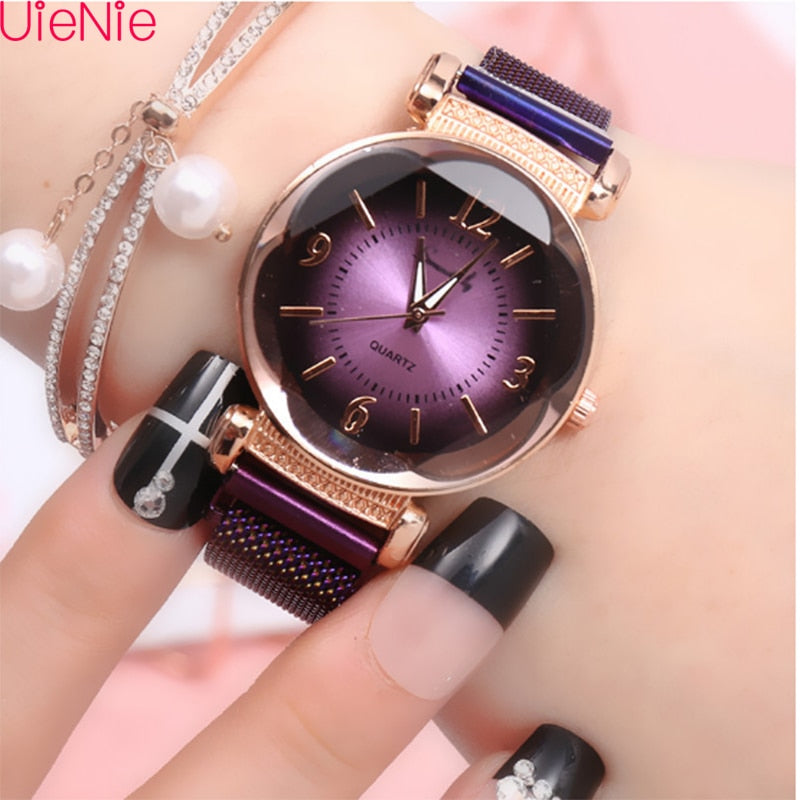 Women Watch - 11251-Milan Magnet Buckle Luxury Ladies Watch - Geometric ...